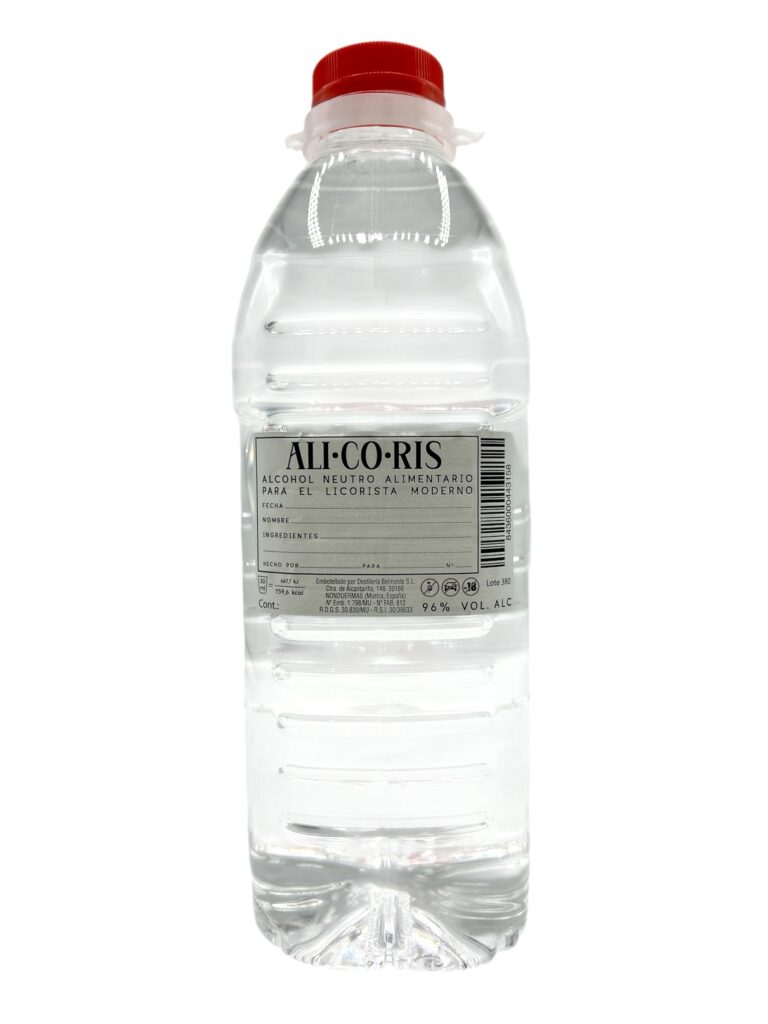 Alcohol alimentario para hacer licores. 96% Vol. ALc. 3 Litros ...