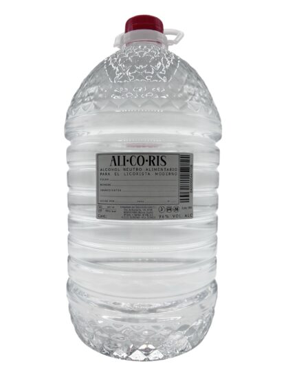 Alcohol alimentario para hacer licores. 96% Vol. ALc. 5 Litros ...